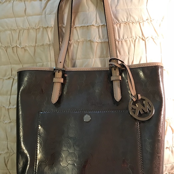 Michael Kors | Bags | Mk Metallic Tote | Poshmark